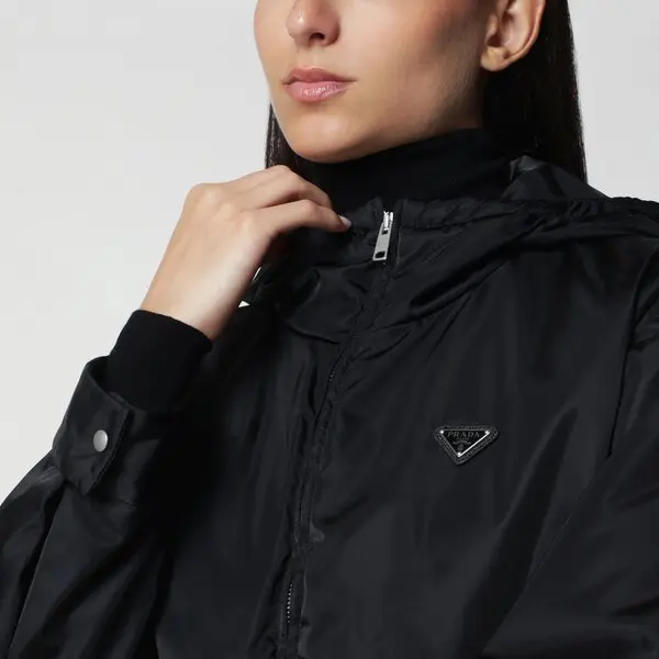 Prada Zip Jacket In Re-nylon