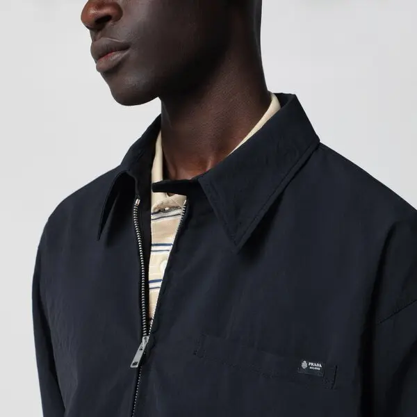 Prada Blouson In Technical Fabric