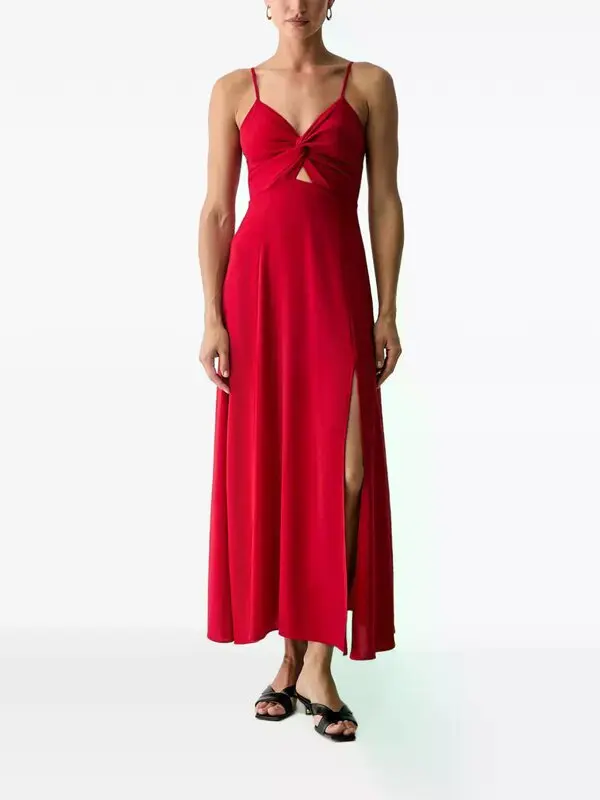 MORGAN Twist-detail Cut-out Midi Dress