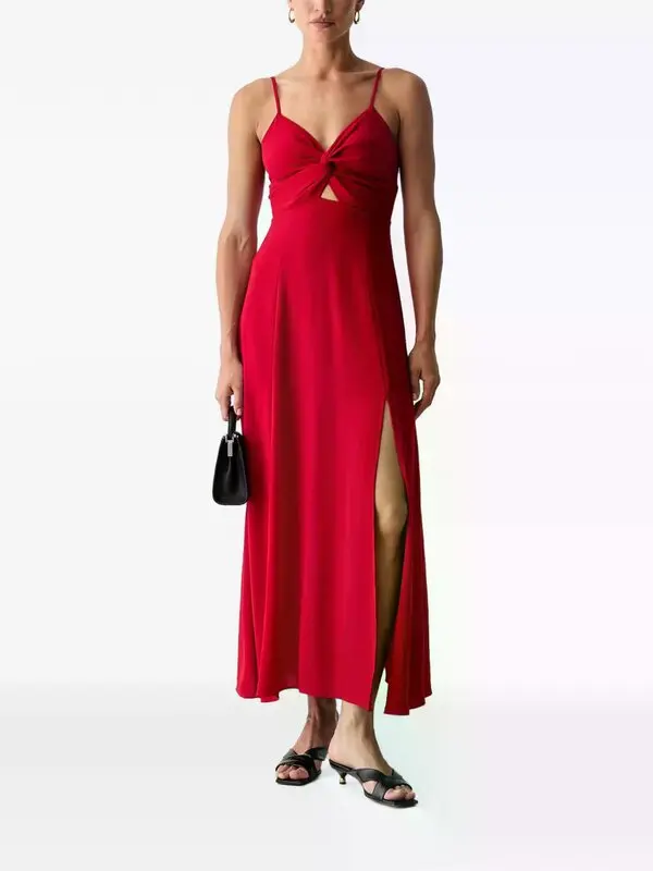 MORGAN Twist-detail Cut-out Midi Dress
