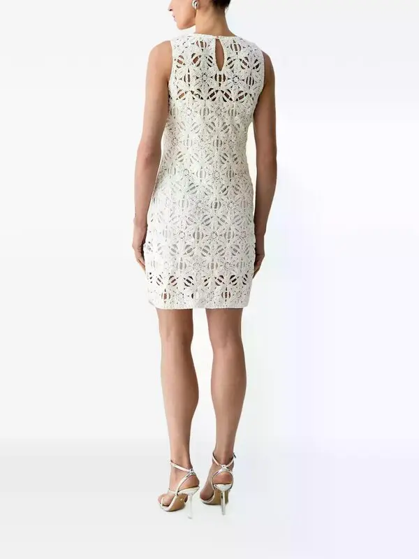 MORGAN Sequin-embellished Crochet Mini Dress