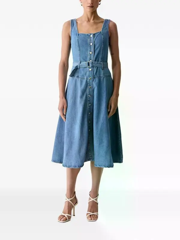 MORGAN Button-front Midi Dress