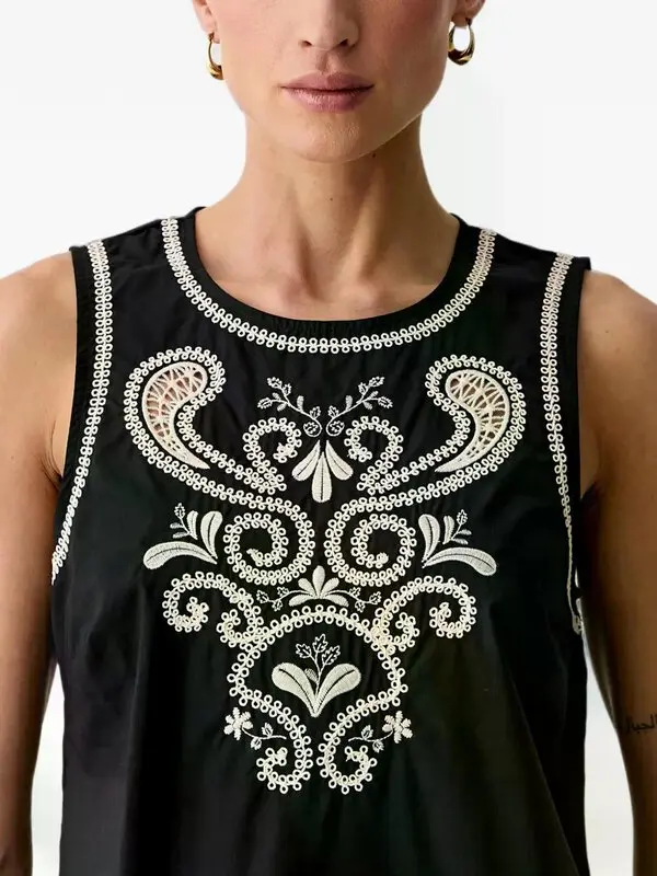 MORGAN Embroidered-details Blouse