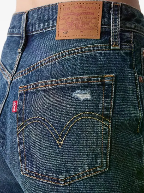LEVI'S 501 Distressed-effect Denim Shorts