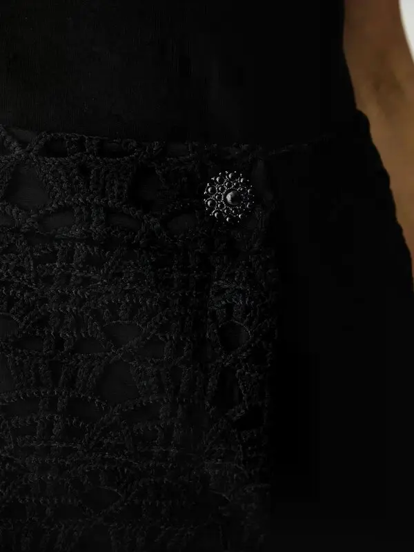 MORGAN Scalloped Edge Shorts