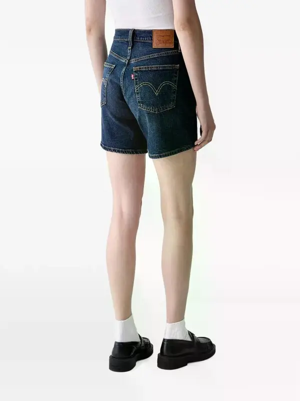 LEVI'S 501 Logo-patch Denim Shorts
