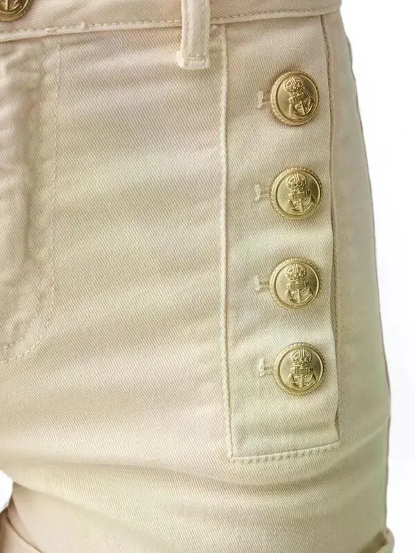 VICOLO Button-embellishment Short