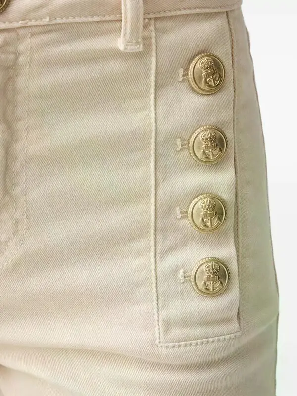 VICOLO Button-embellishment Short