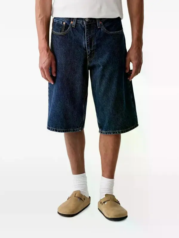 LEVI'S 470 Logo-patch Denim Shorts