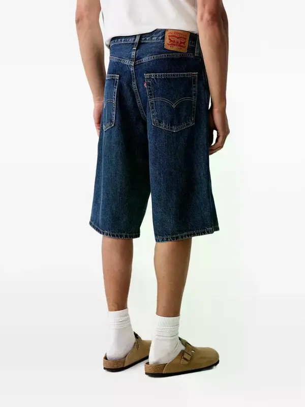 LEVI'S 470 Logo-patch Denim Shorts