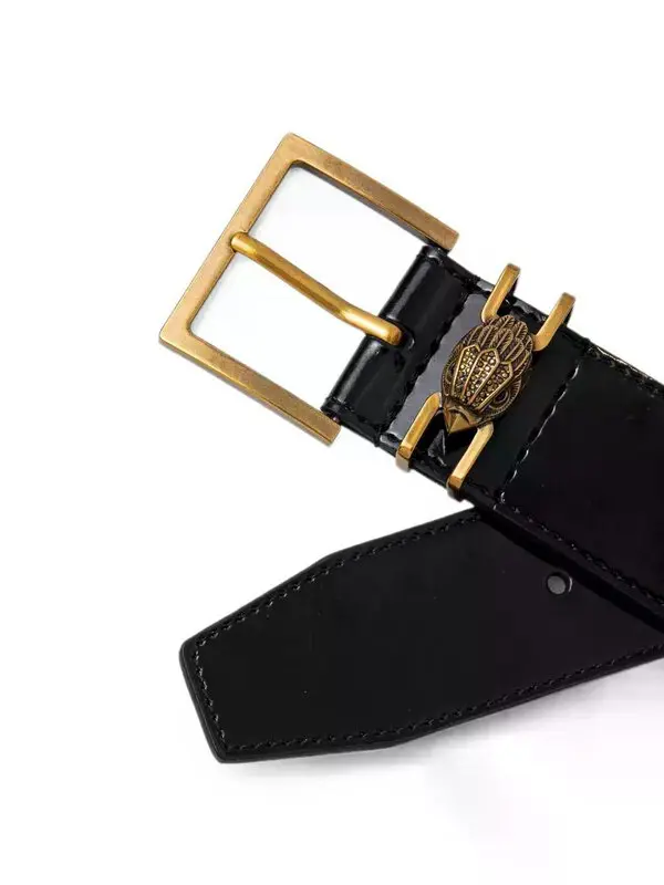 Kurt Geiger Shoreditch Eagle-detail Belt - Black