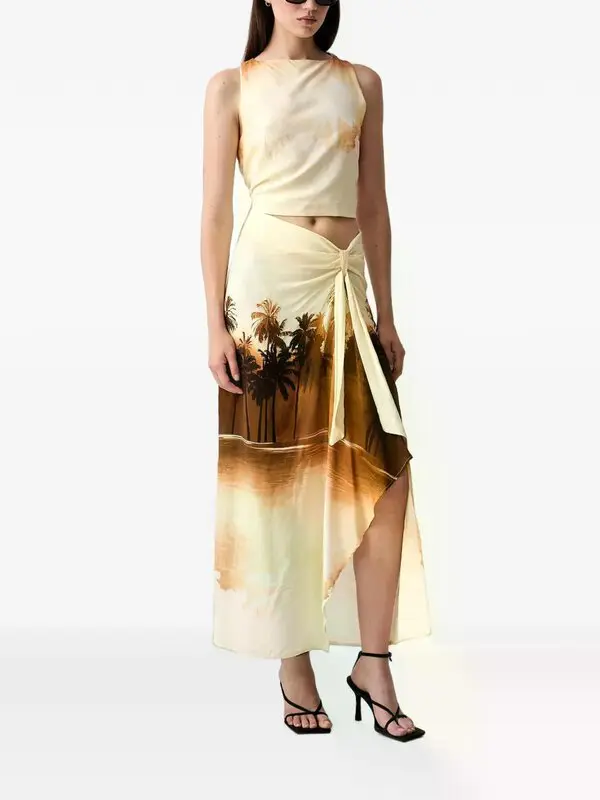 VICOLO Palm-print Knotted Set