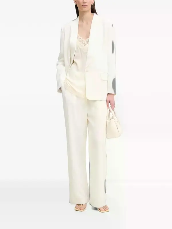 Munthe Shawl-lapel Single-breasted Blazer - Neutrals