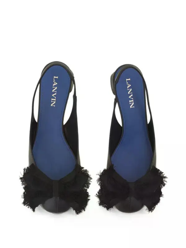 LANVIN Bow-detail Slingback Pumps