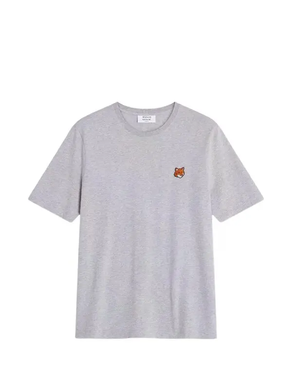 Maison Kitsuné Logo-patch T-shirt - Grey