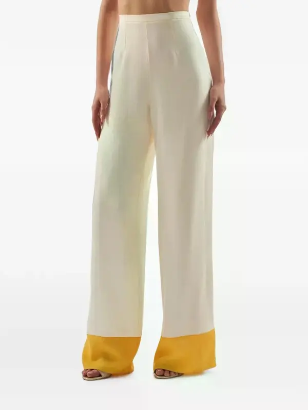 TALLER MARMO Marlene Corniche High-waist Trousers