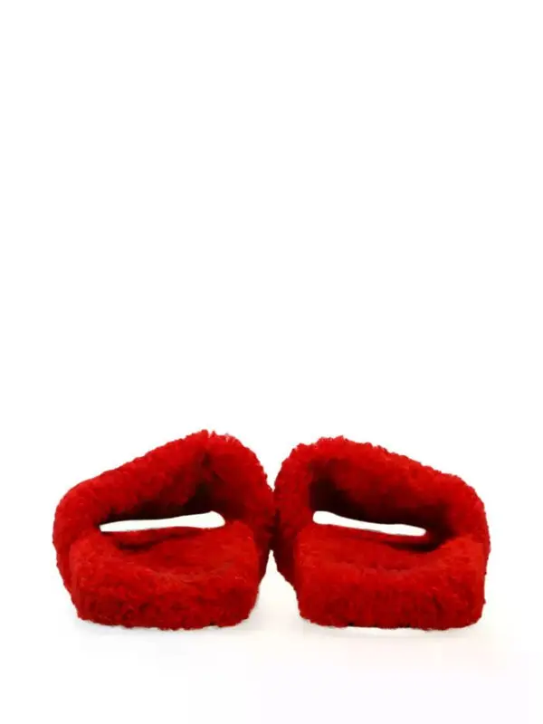 Balenciaga Furry Flat Mules