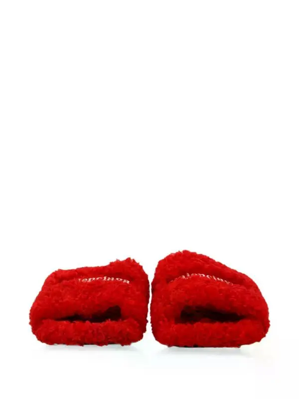 Balenciaga Furry Flat Mules
