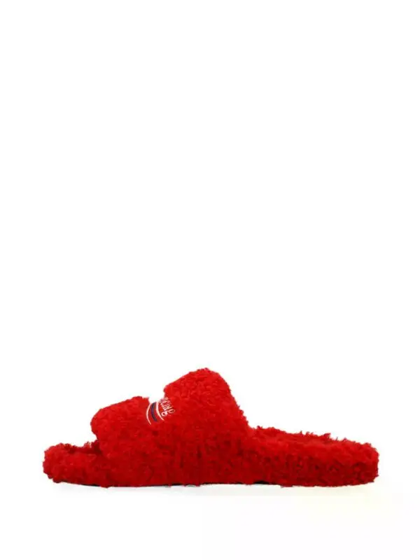 Balenciaga Furry Flat Mules