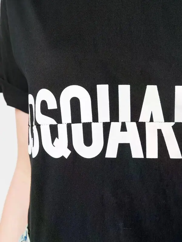 Dsquared2 Logo Print Crew Neck T-shirt