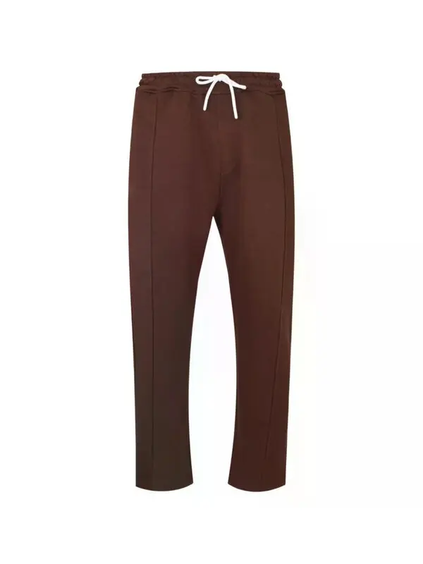 EXIT SOCIETY Drawstring-waist Embroidered Track Pants