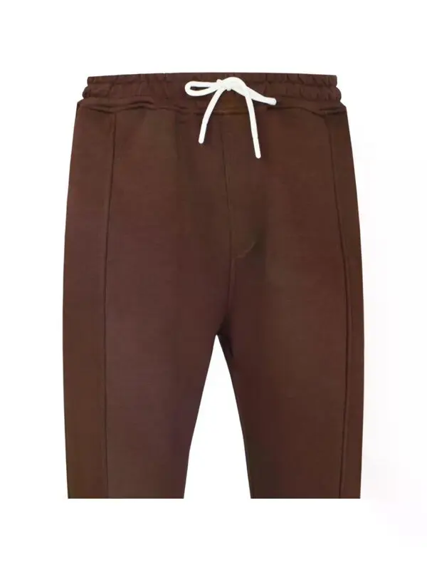 EXIT SOCIETY Drawstring-waist Embroidered Track Pants