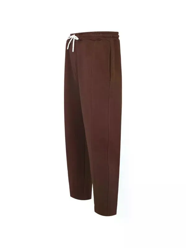 EXIT SOCIETY Drawstring-waist Embroidered Track Pants