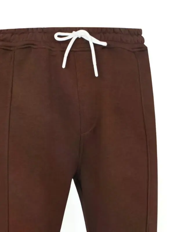 EXIT SOCIETY Drawstring-waist Embroidered Track Pants