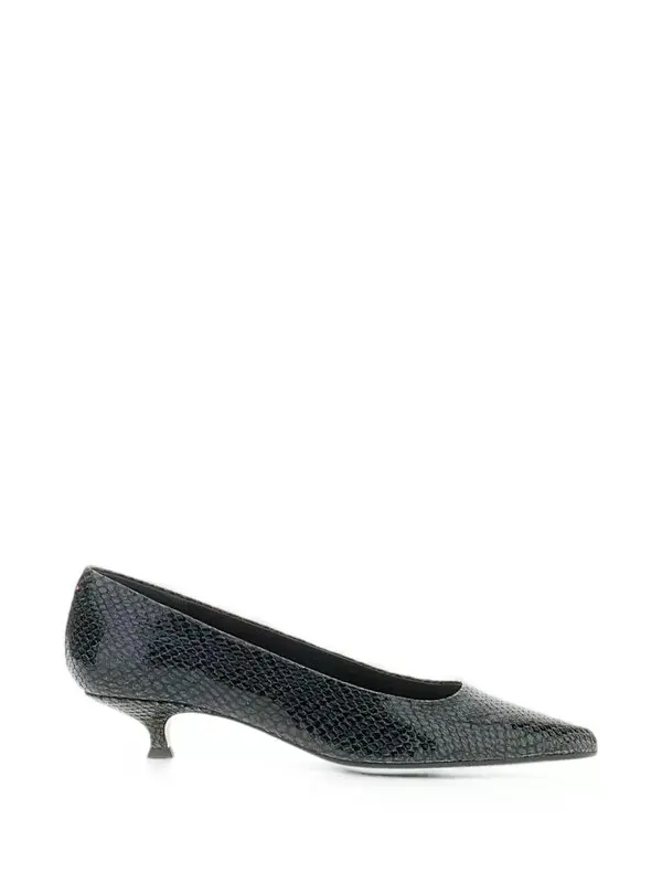 AeydĒ Snake-print Ultra-pointed Pumps - Green