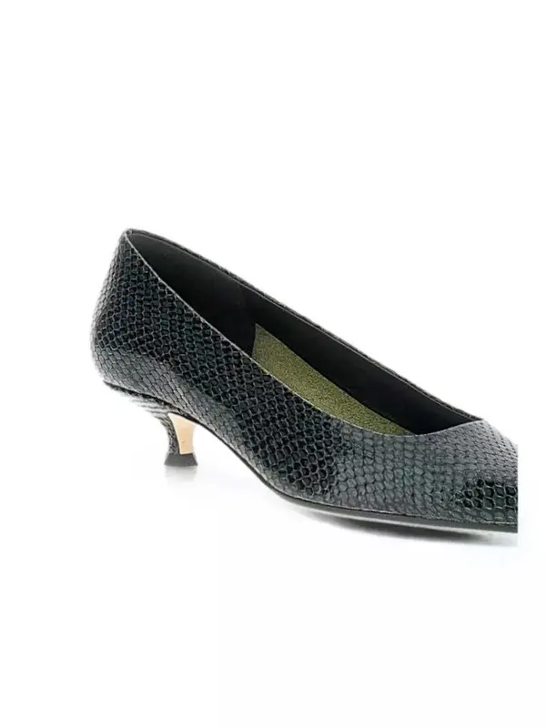 AeydĒ Snake-print Ultra-pointed Pumps