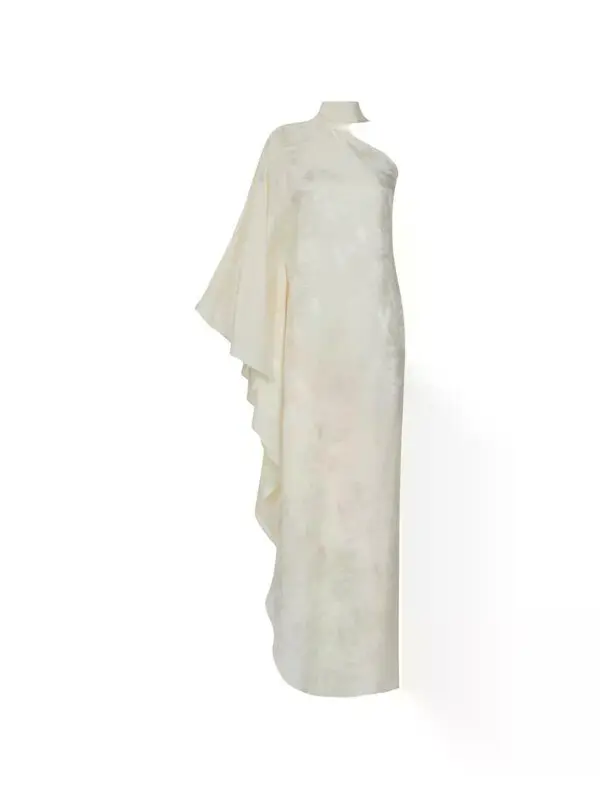 TALLER MARMO Ubud Toile One-shoulder Maxi Dress - Neutrals