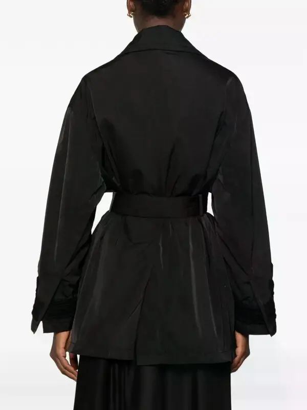 Ermanno Scervino Embroidered Double-breasted Coat