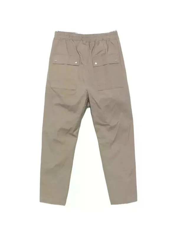 Rick Owens Drawstring-waist Zipped-front Trousers