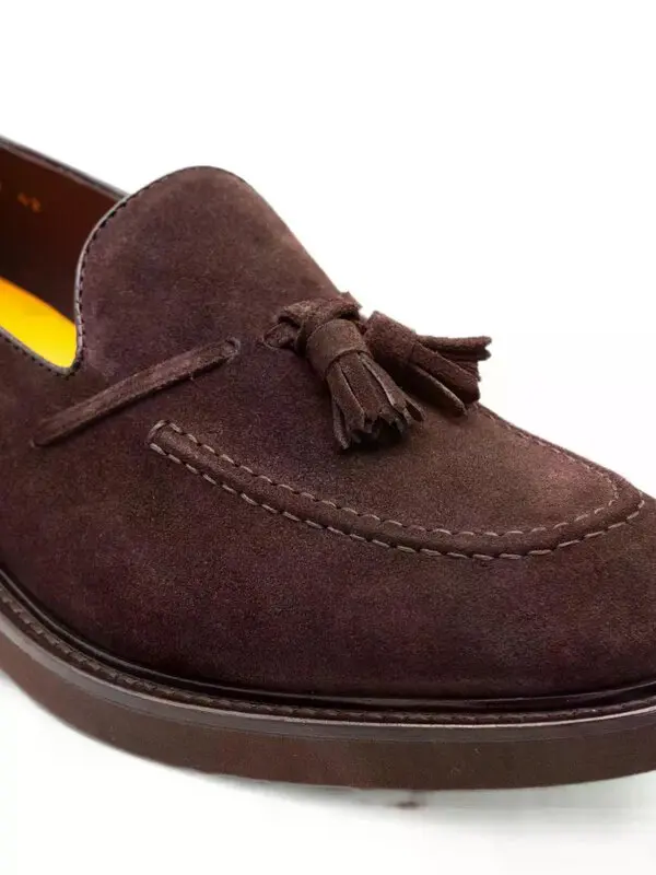 DOUCAL'S Tassel Suede Loafers