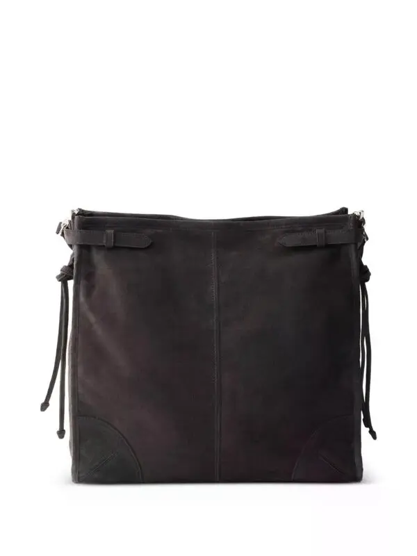 Prada Bonnie Suede Shoulder Bag