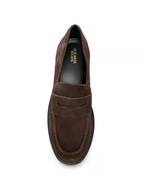 G.H.BASS Albany Suede Loafers