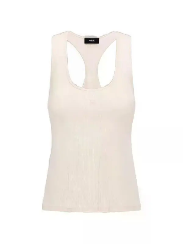 Amiri Ribbed Racerback Tank Top