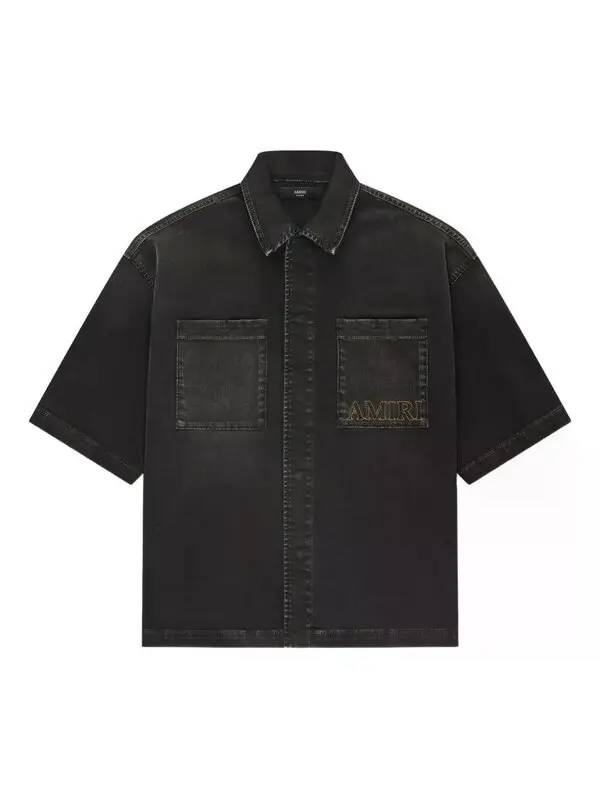 Amiri 3d Snap Shirt - Black