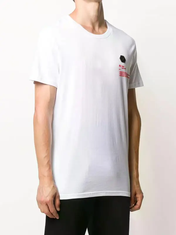 Philipp Plein Skull-print Logo-patch T-shirt