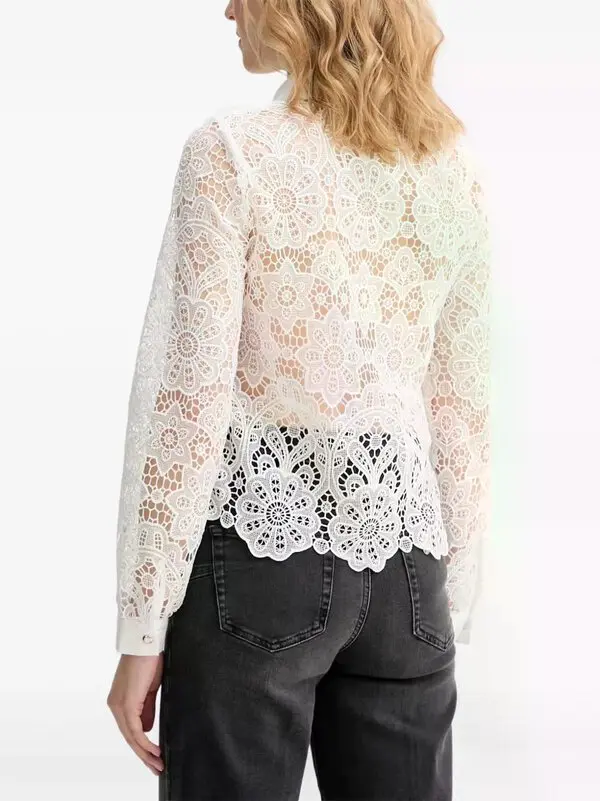 MORGAN Flower-lace Shirt