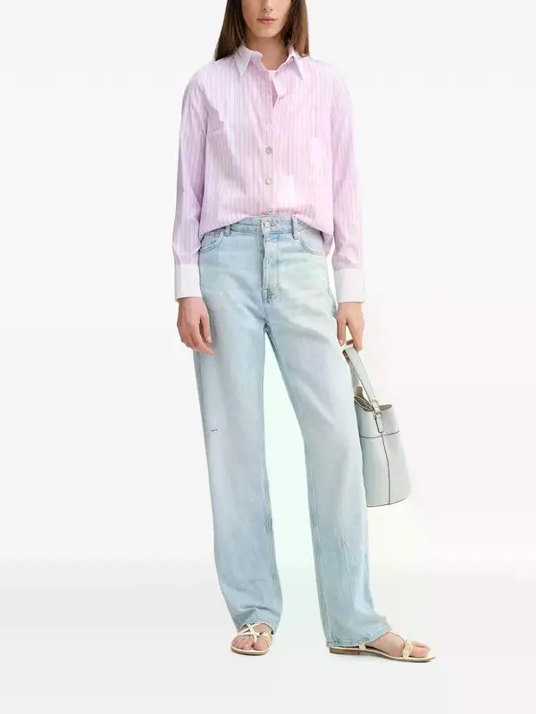 MORGAN Striped Button-up Shirt
