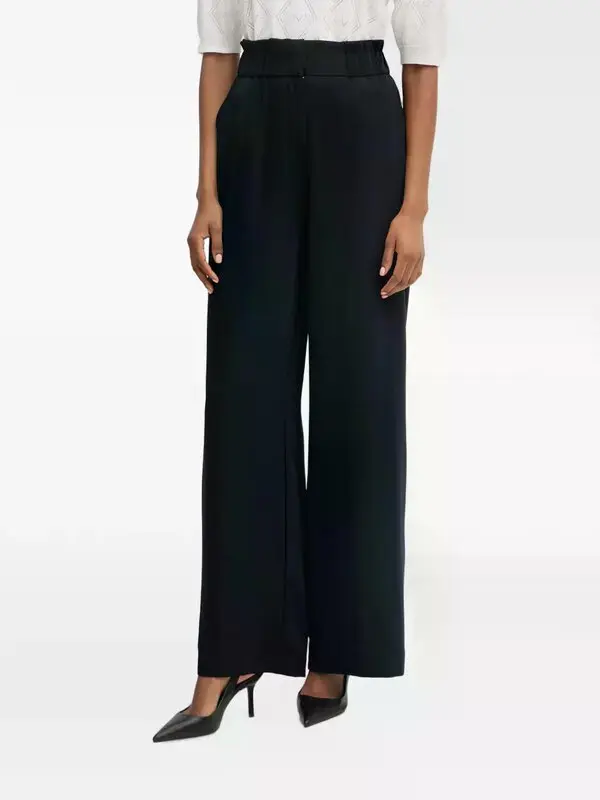 MORGAN Elasticated-waistband Wide-leg Trousers