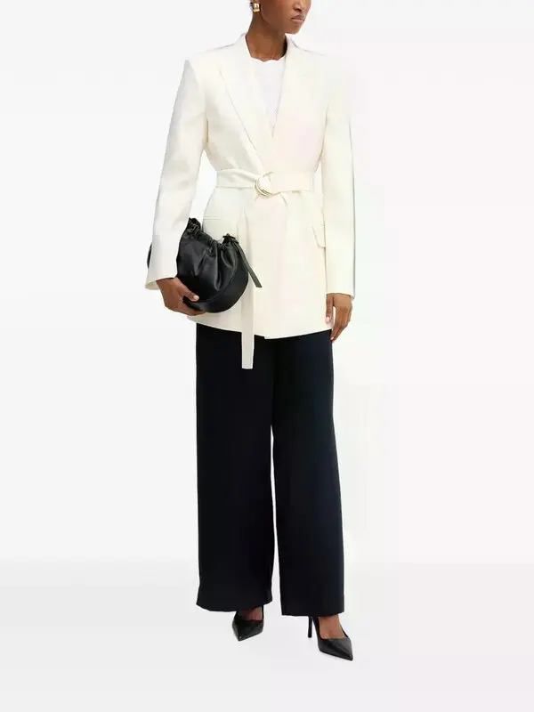 MORGAN Elasticated-waistband Wide-leg Trousers