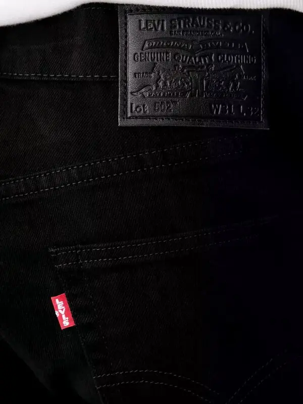 LEVI'S 502 Logo-patch Tapered Jeans