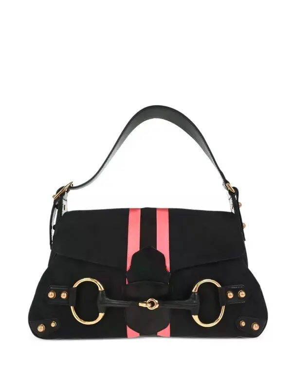 Gucci 1990-2000s Horsebit Tote Bag - Black
