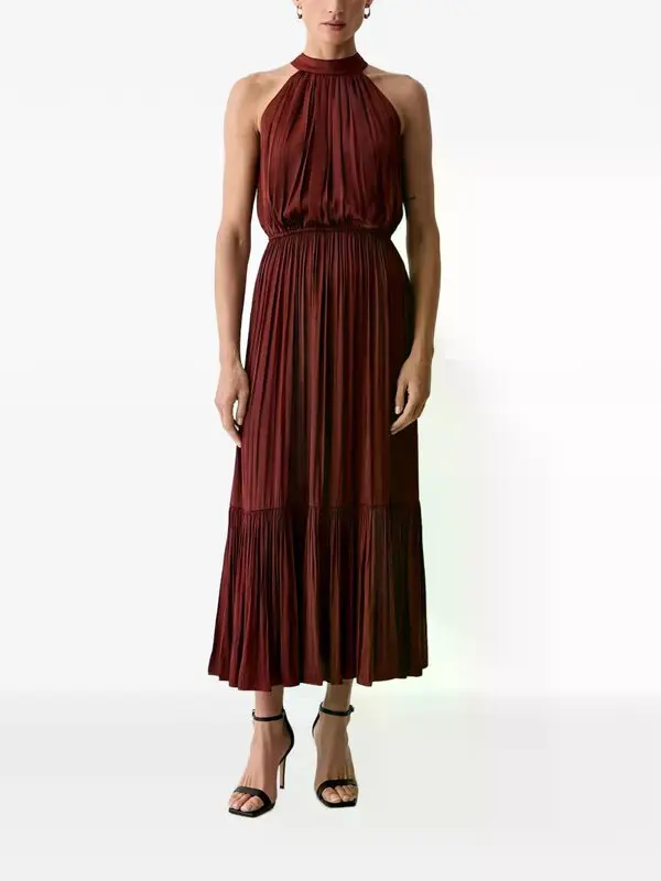 MORGAN Pleated Midi Dress