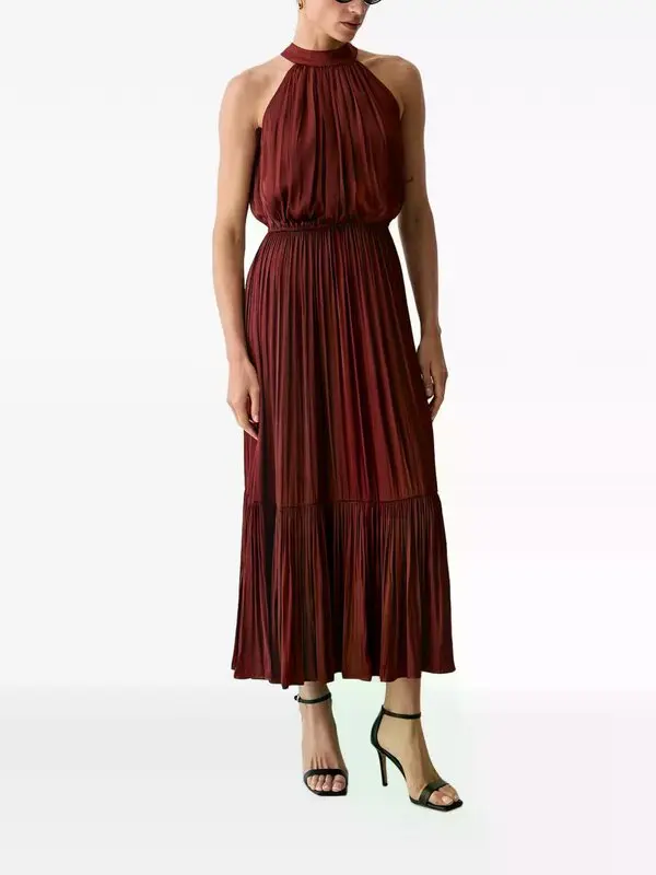 MORGAN Pleated Midi Dress
