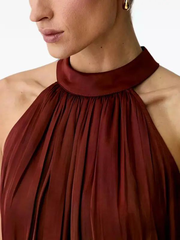 MORGAN Pleated Midi Dress