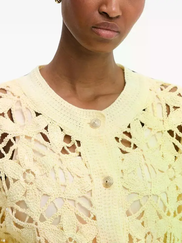 MORGAN Crochet Knit Cardigan