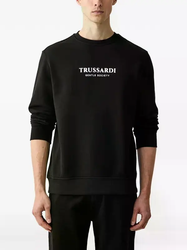 TRUSSARDI Logo-print Crew-neck Sweater
